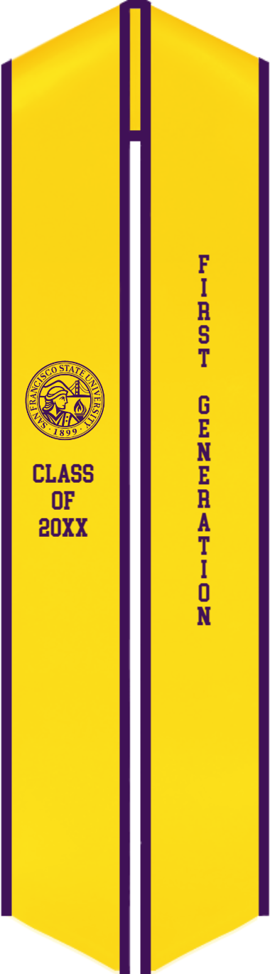 SFSU Graduation Stole | Design Your Own | Free Shipping